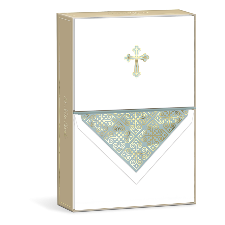 Elegant Cross Note Cards - Punch Studio