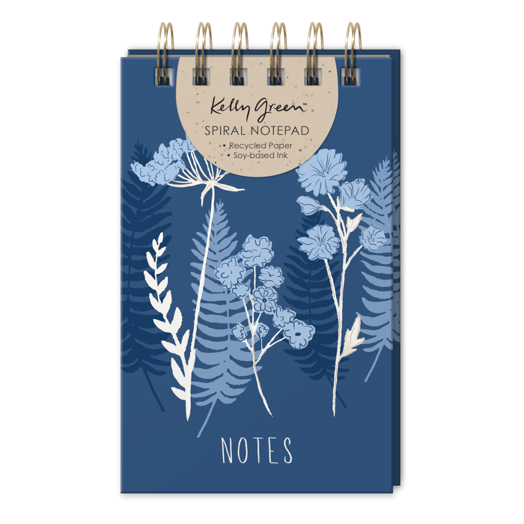Blue Botanicals Jotter Notepad - Punch Studio