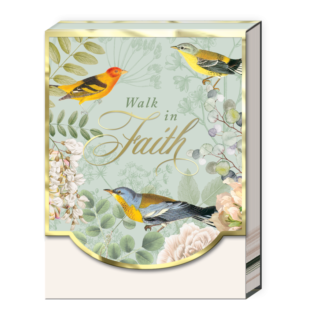 Nature's Grace "Faith" Birds Pocket Notepad - Punch Studio