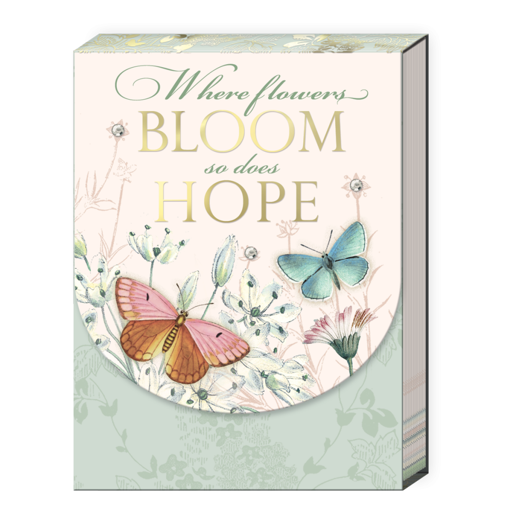 Nature's Grace Bloom and Hope Pocket Notepad - Punch Studio
