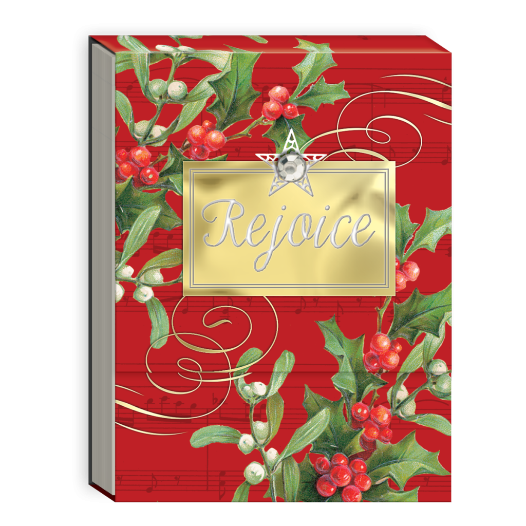 Glad Tidings Rejoice Pocket Notepad - Punch Studio
