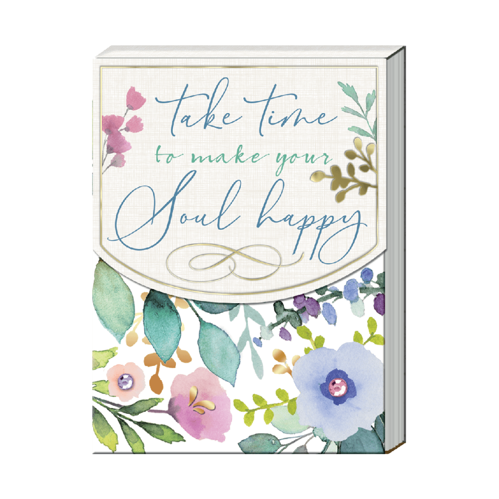 Inspirational Make Your Soul Happy Pocket Notepad - Punch Studio