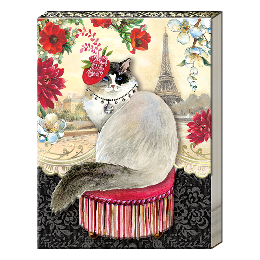 Paris Cat Pocket Notepad - Punch Studio
