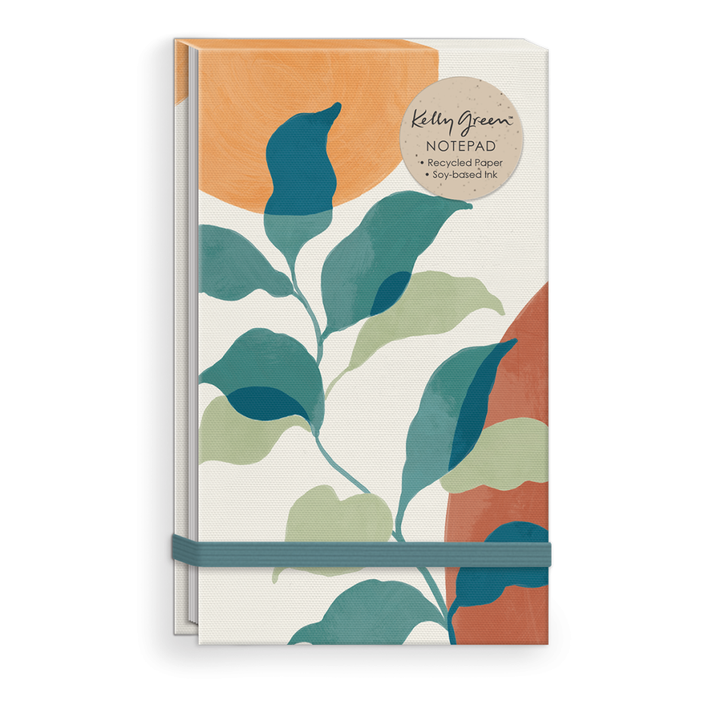 Leaves Fabric Notepad - Punch Studio