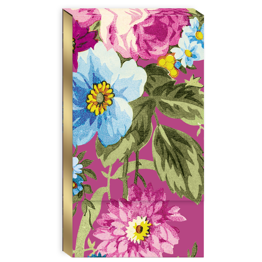 Timeless Treasures Pink Floral Tall Notepad - Punch Studio