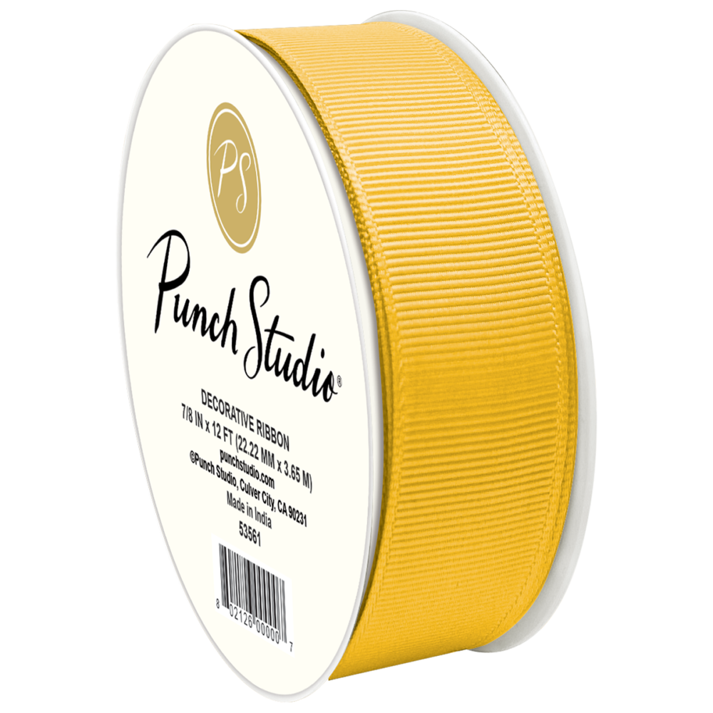 Maize Grosgrain Ribbon - Punch Studio