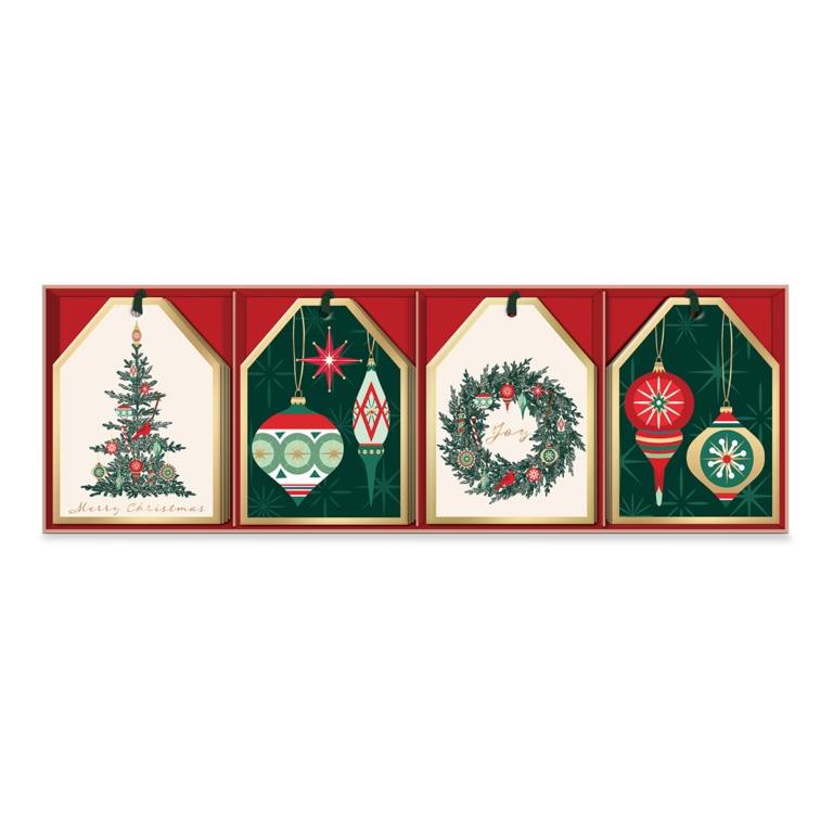 Vintage Christmas Gift Tag Set - Punch Studio